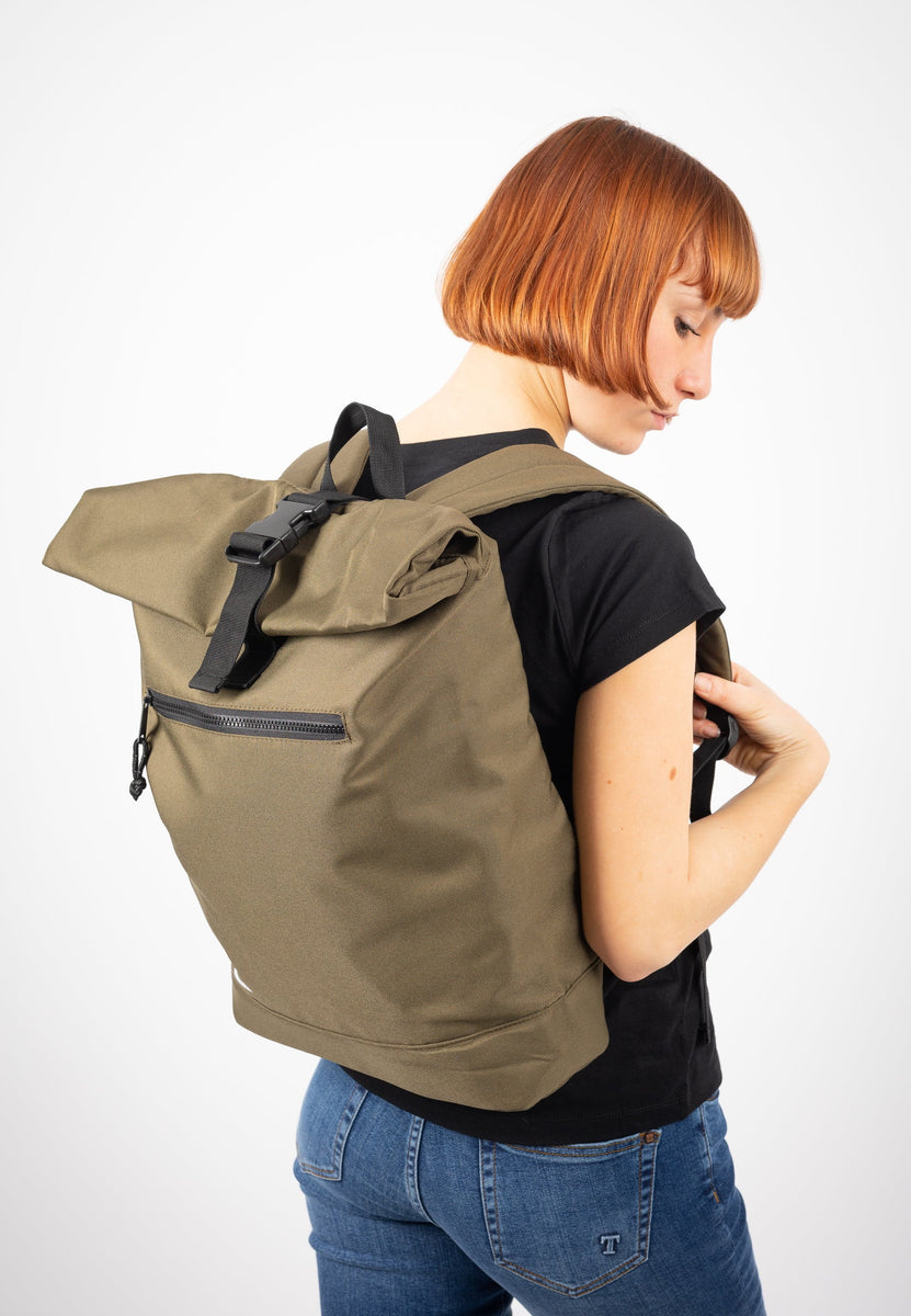 BACKPACK ROLL-TOP | Nachhaltiger Rucksack aus 100% recyceltem Polyeste ...